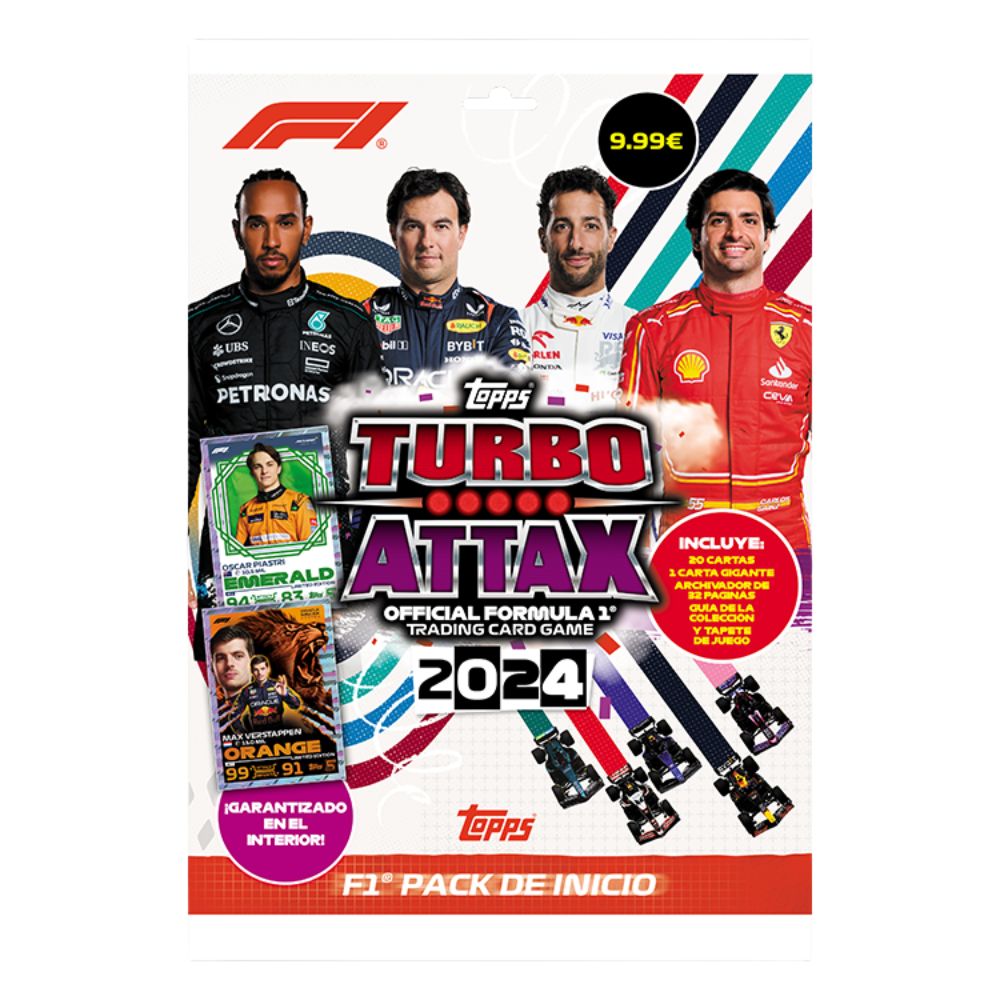 Cartas Turbo Attax TOPPS Fórmula 1 2024 – DRIVER 1